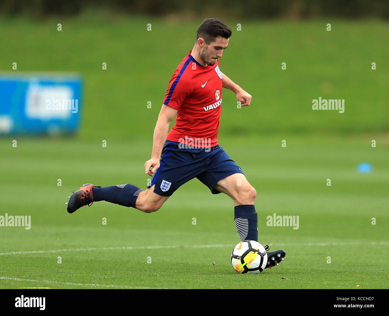 England's Lewis Cook during the training session at St George's Park ...