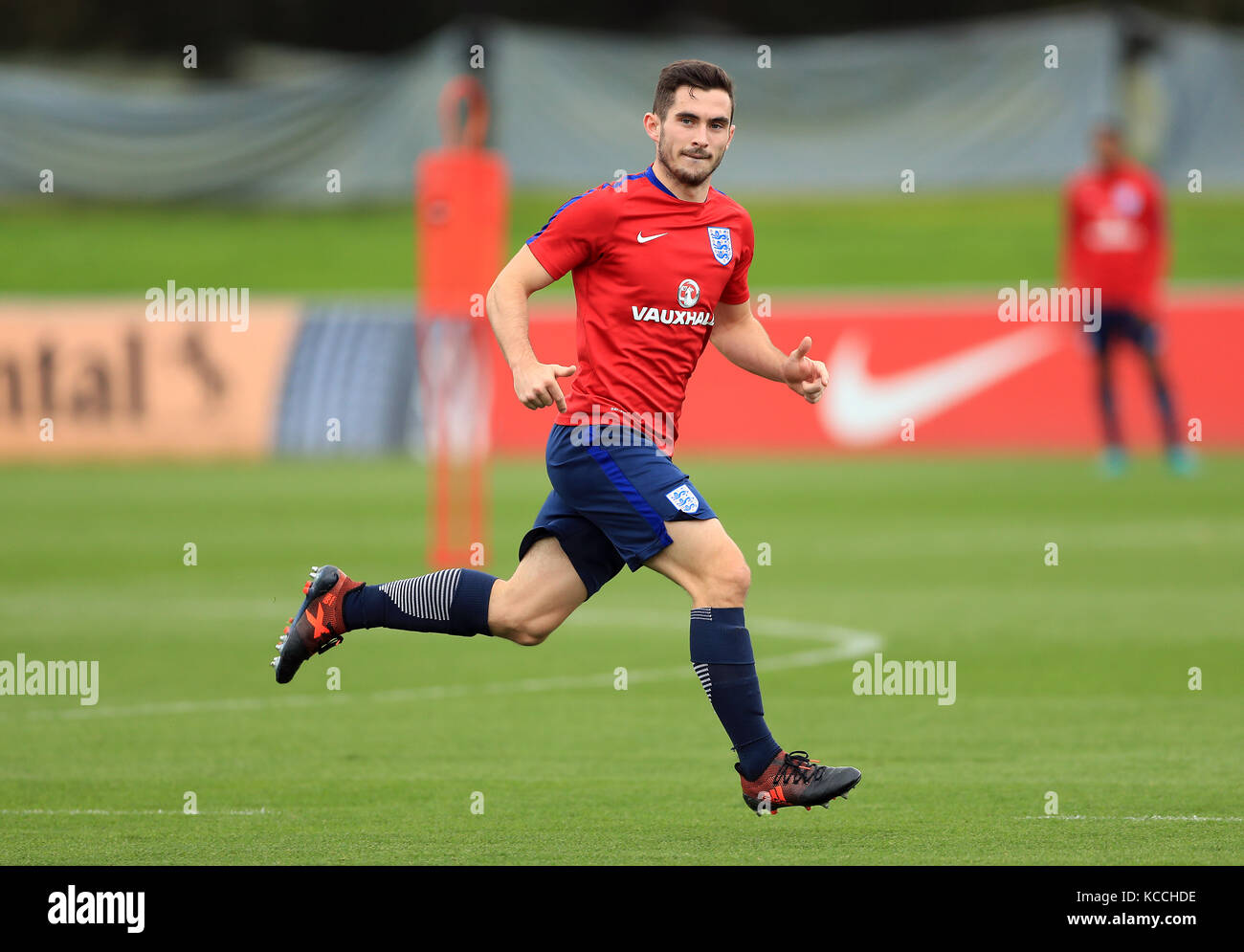 England's Lewis Cook during the training session at St George's Park ...