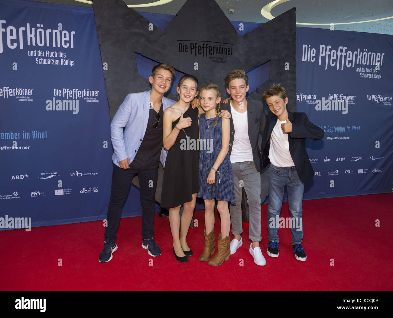 Celebrities attending "die Pfefferkoerner und der Fluch des schwarzen ...