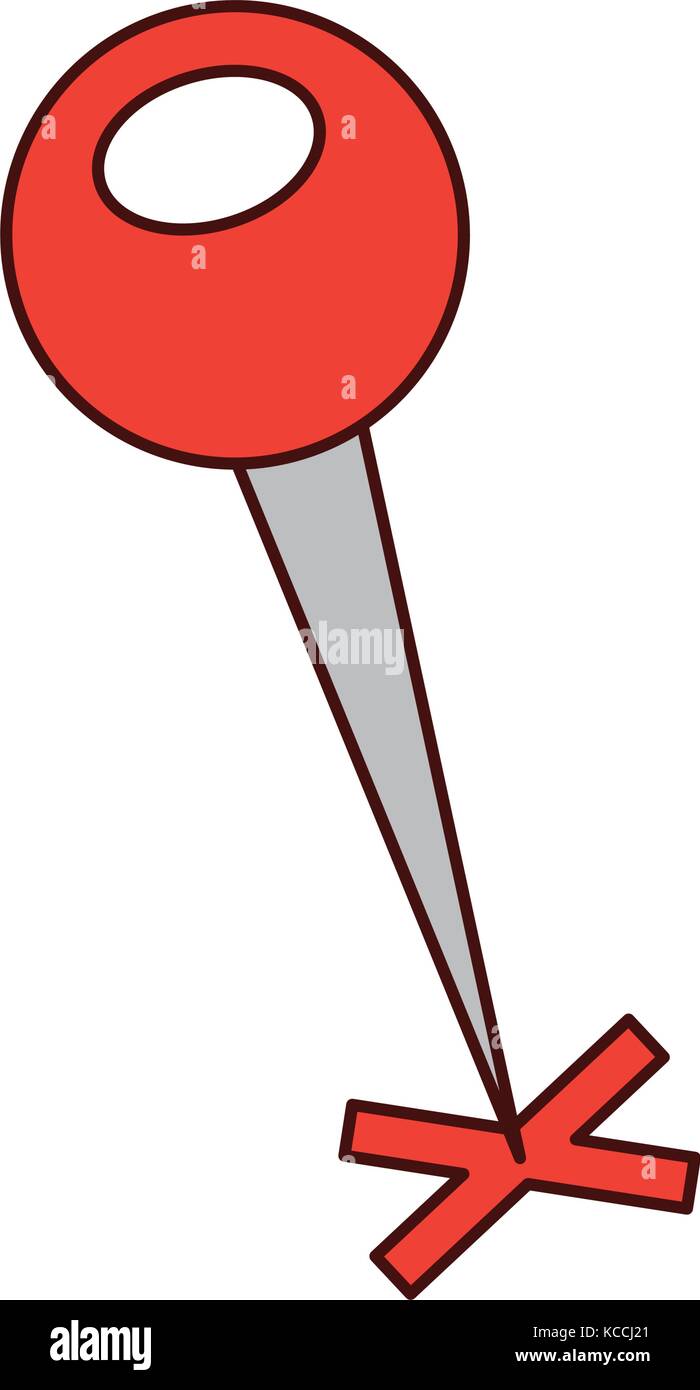 map pin with a cross marker shape location Stock Vector Image & Art - Alamy