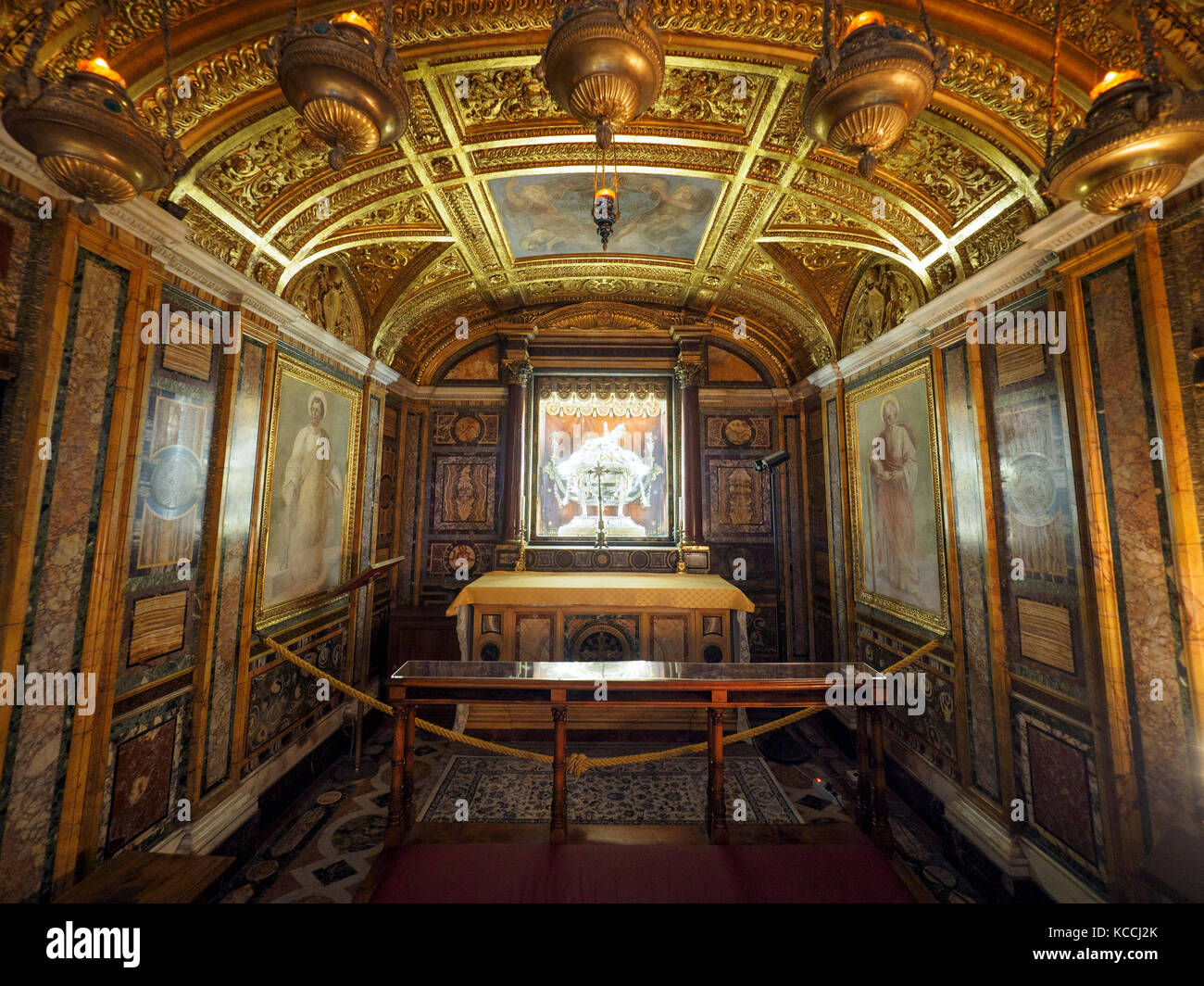 Reliquary of the Holy Crib in the Basilica di Santa Maria Maggiore ...