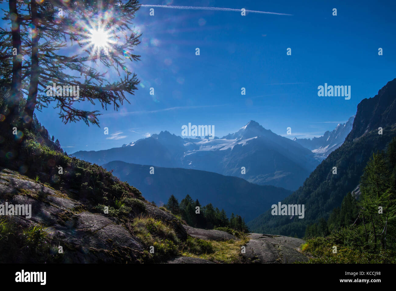 landscape of the French Alps Stock Photo - Alamy