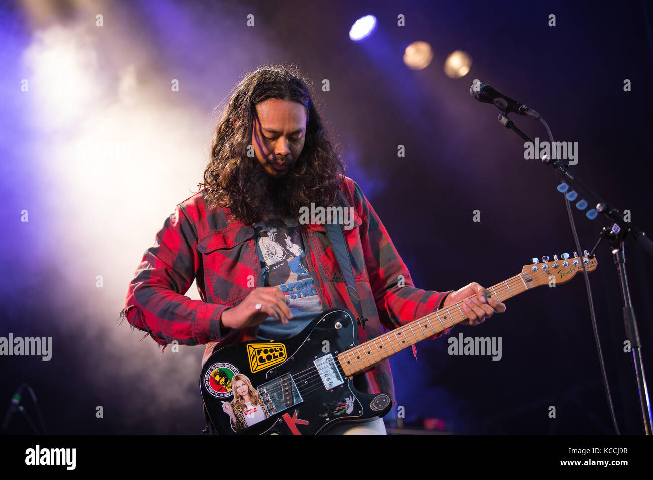 The Australian rock band The Temper Trap performs a live concert at the ...