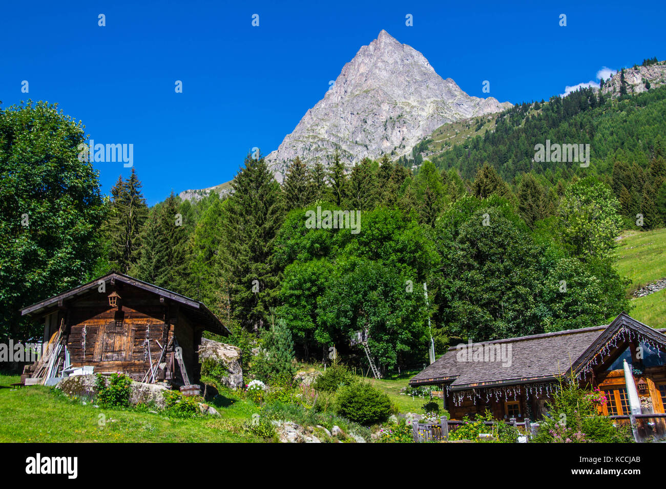 landscape of the French Alps Stock Photo - Alamy