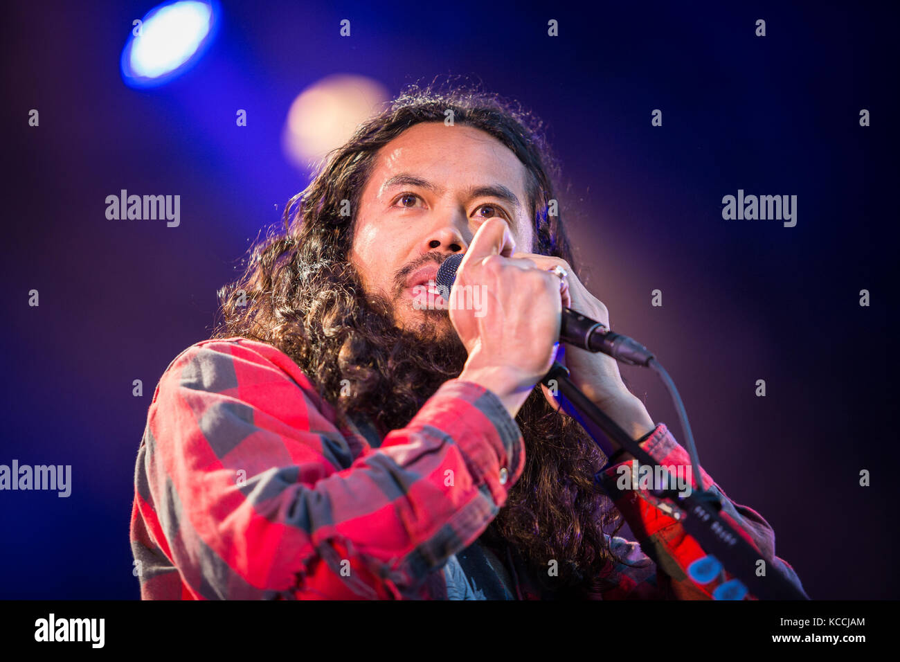 The Australian rock band The Temper Trap performs a live concert at the ...