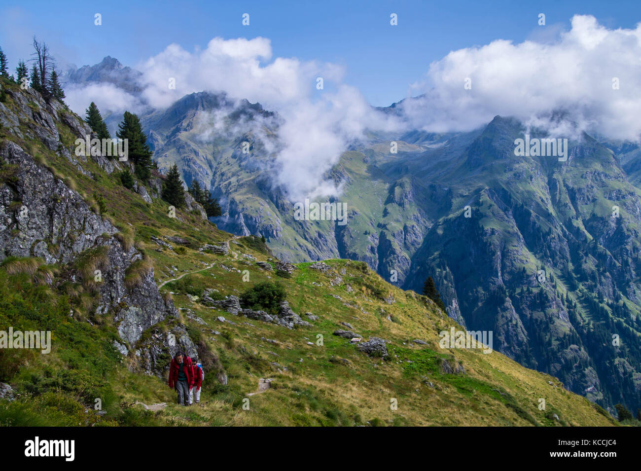 landscape of the Swiss Alps Stock Photo - Alamy