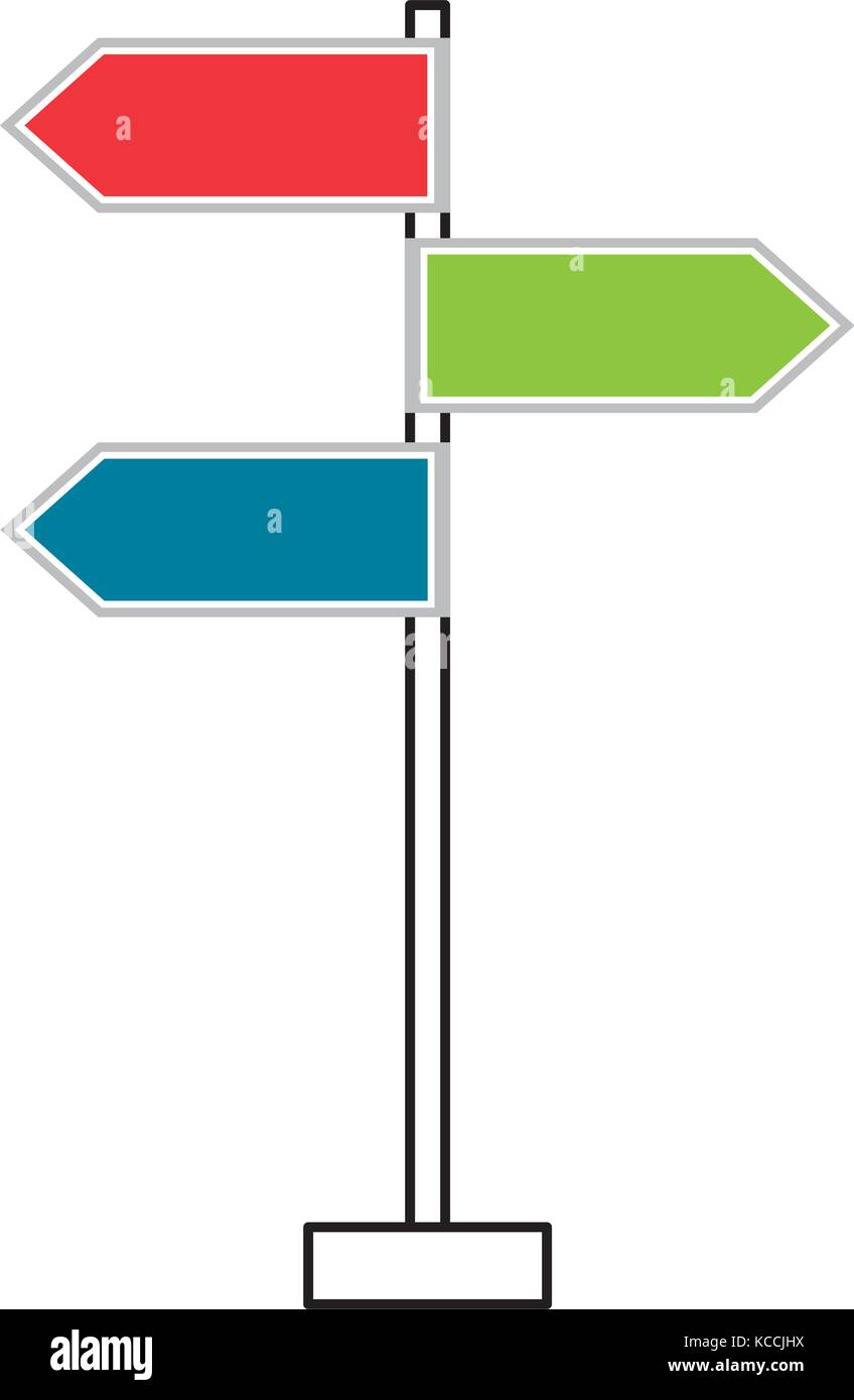 traffic signal arrows guide direction icon Stock Vector Image & Art - Alamy