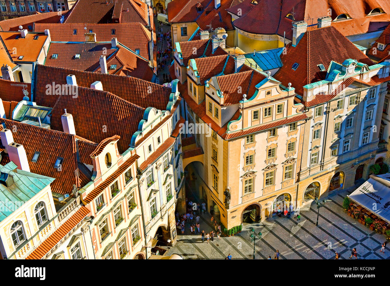 Old town square in Prague Stock Photo - Alamy