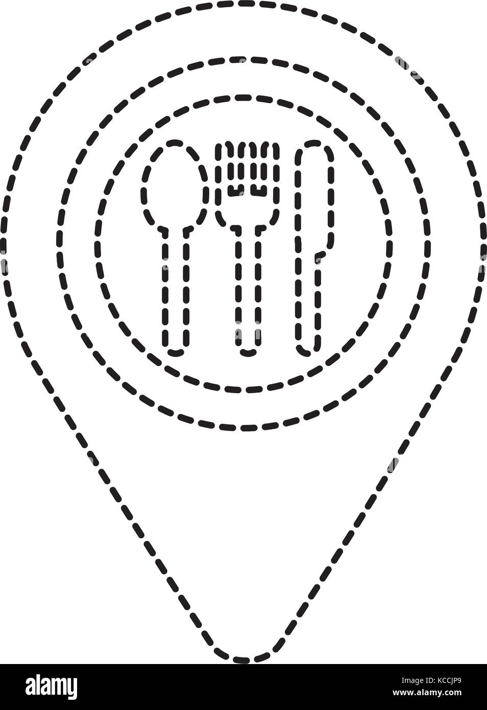 Map pin pointer cafe restaurant hi-res stock photography and images - Alamy