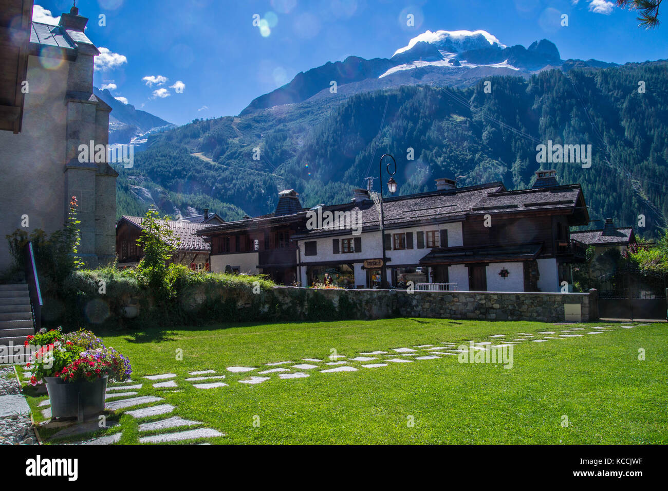 landscape of the French Alps Stock Photo - Alamy