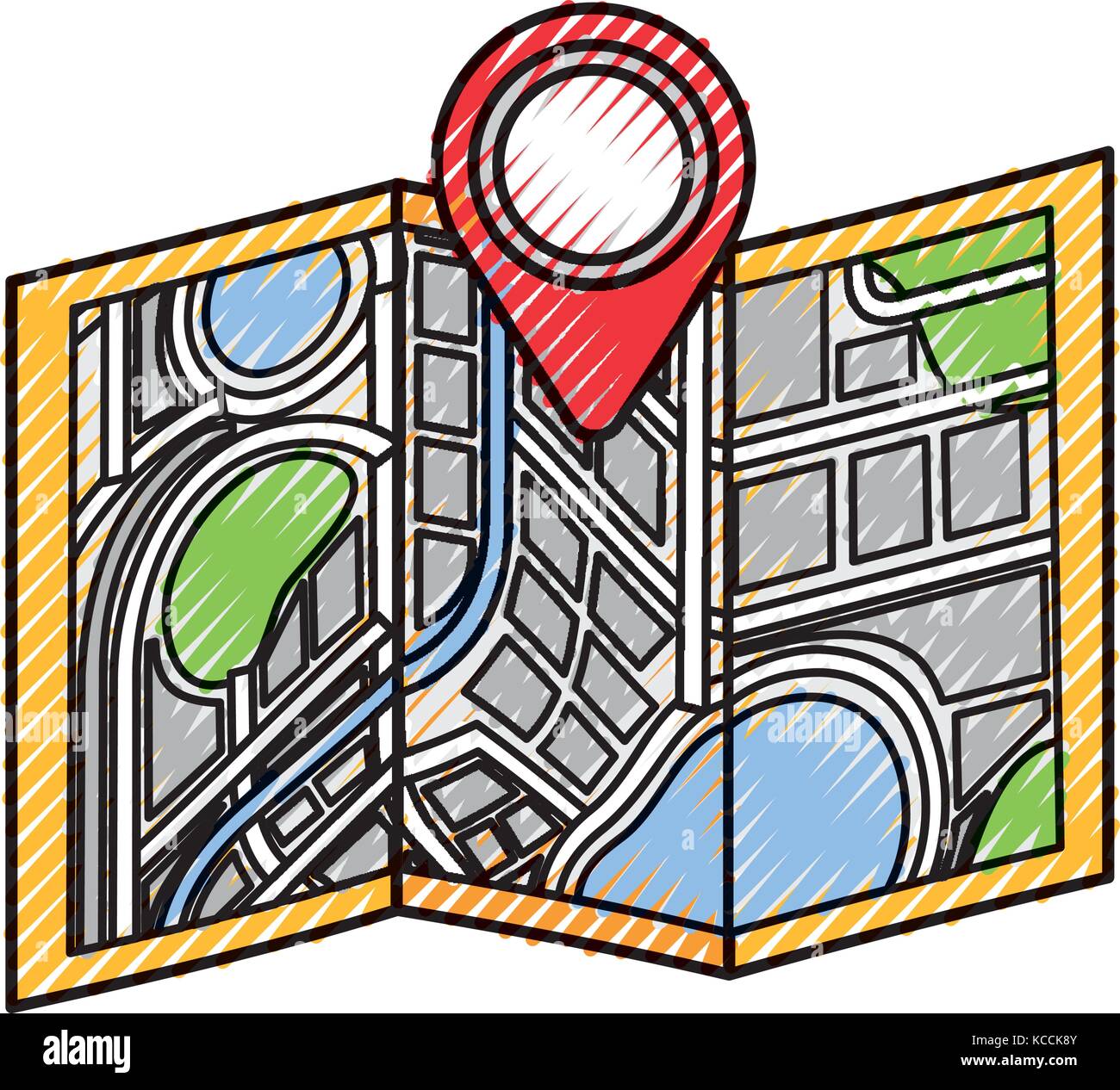 navigation pointer map direction concept Stock Vector Image & Art - Alamy