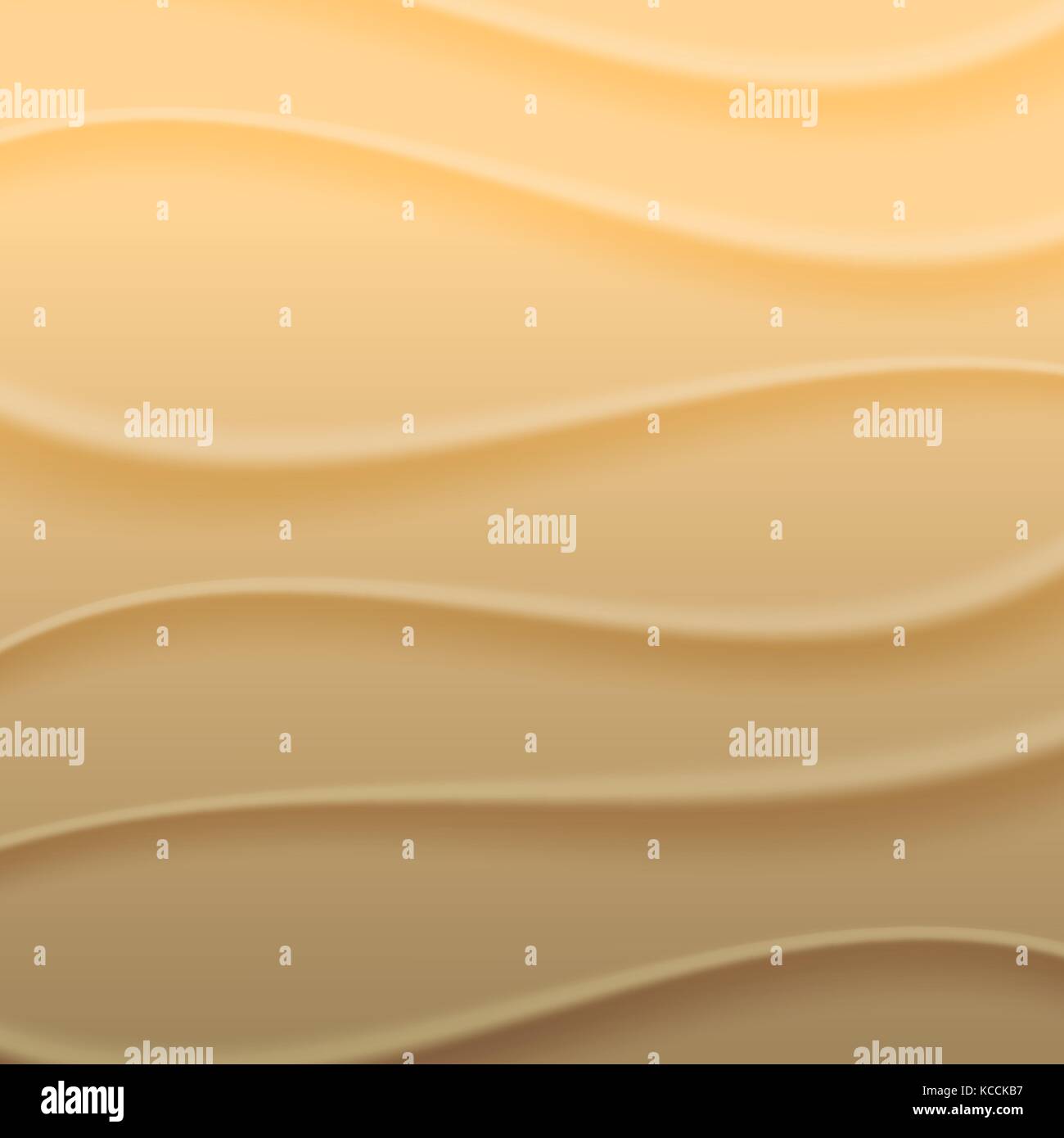 Yellow abstract background, texture wave of sand, vector illustration ...