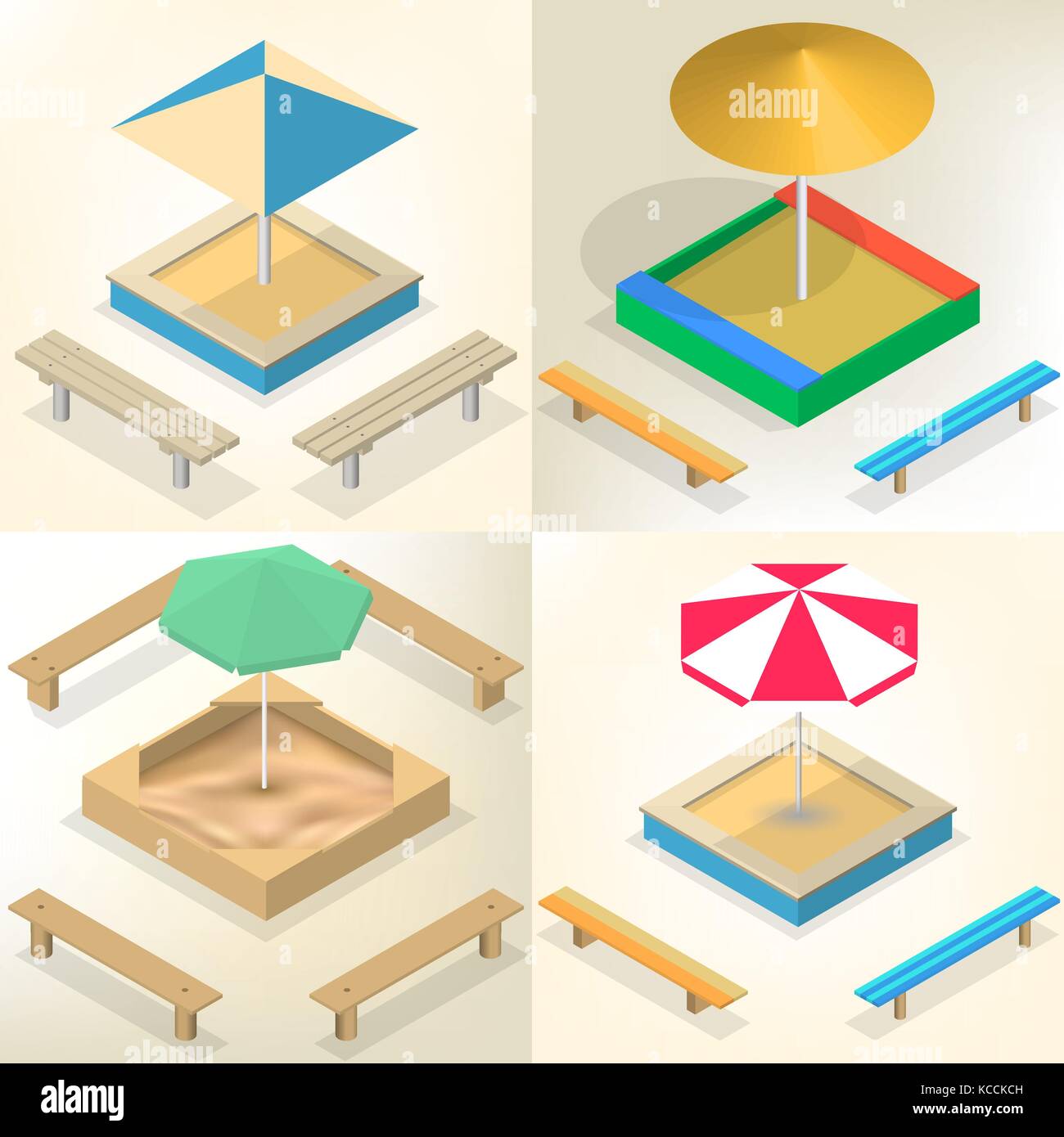 Beach benches Stock Vector Images - Alamy