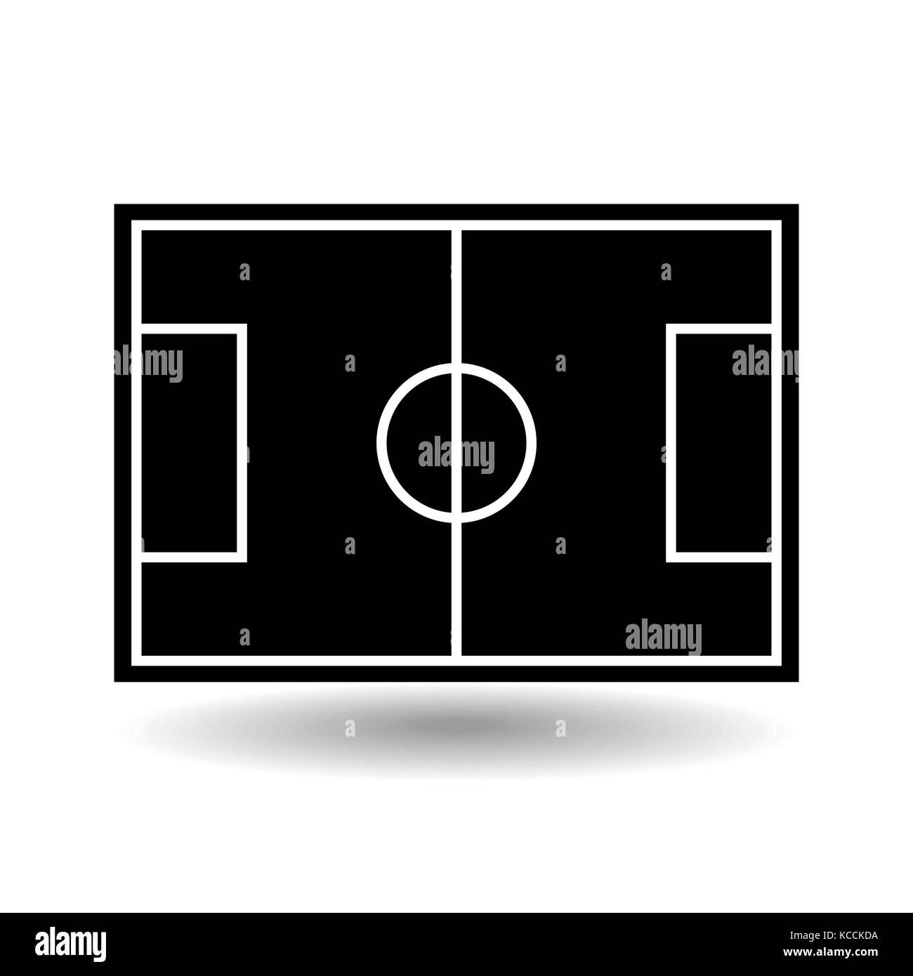Icon playground soccer. Design element of sports objects. Isolated on ...