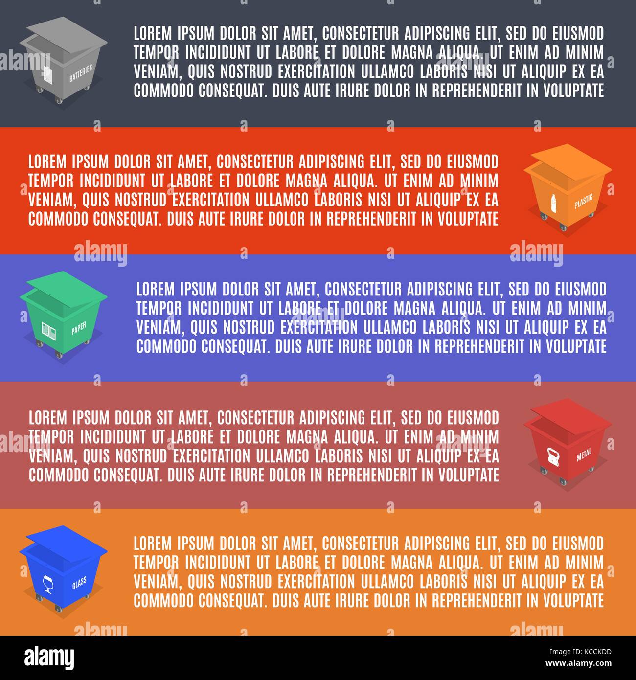 Waste recycling ecology infographic elements hi-res stock photography ...