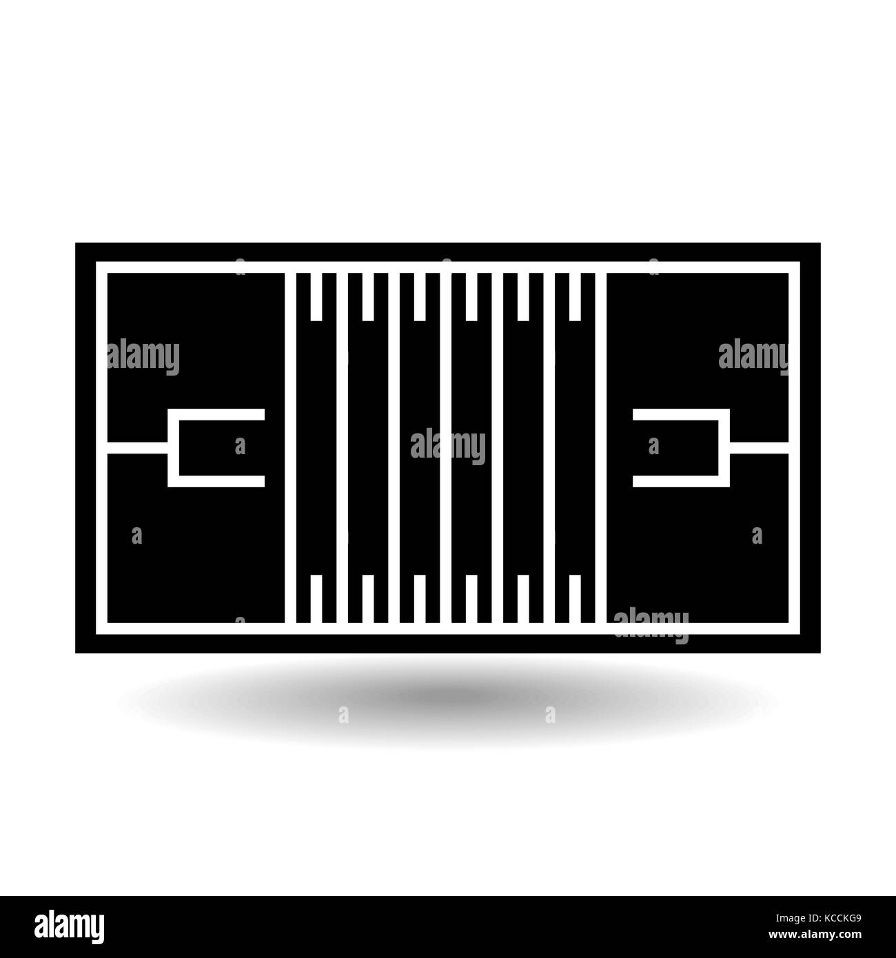Icon playground football. Design element of sports objects. Isolated on ...
