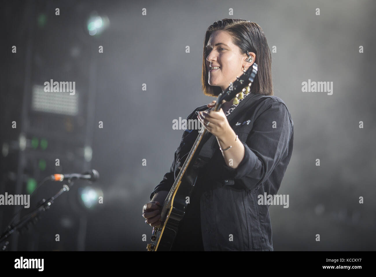 Norway, Oslo – August 10, 2017. The English indie electronica band The ...