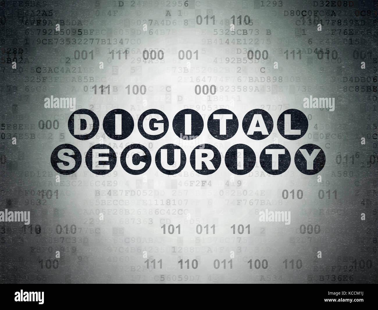 Safety concept: Digital Security on Digital Data Paper background Stock ...