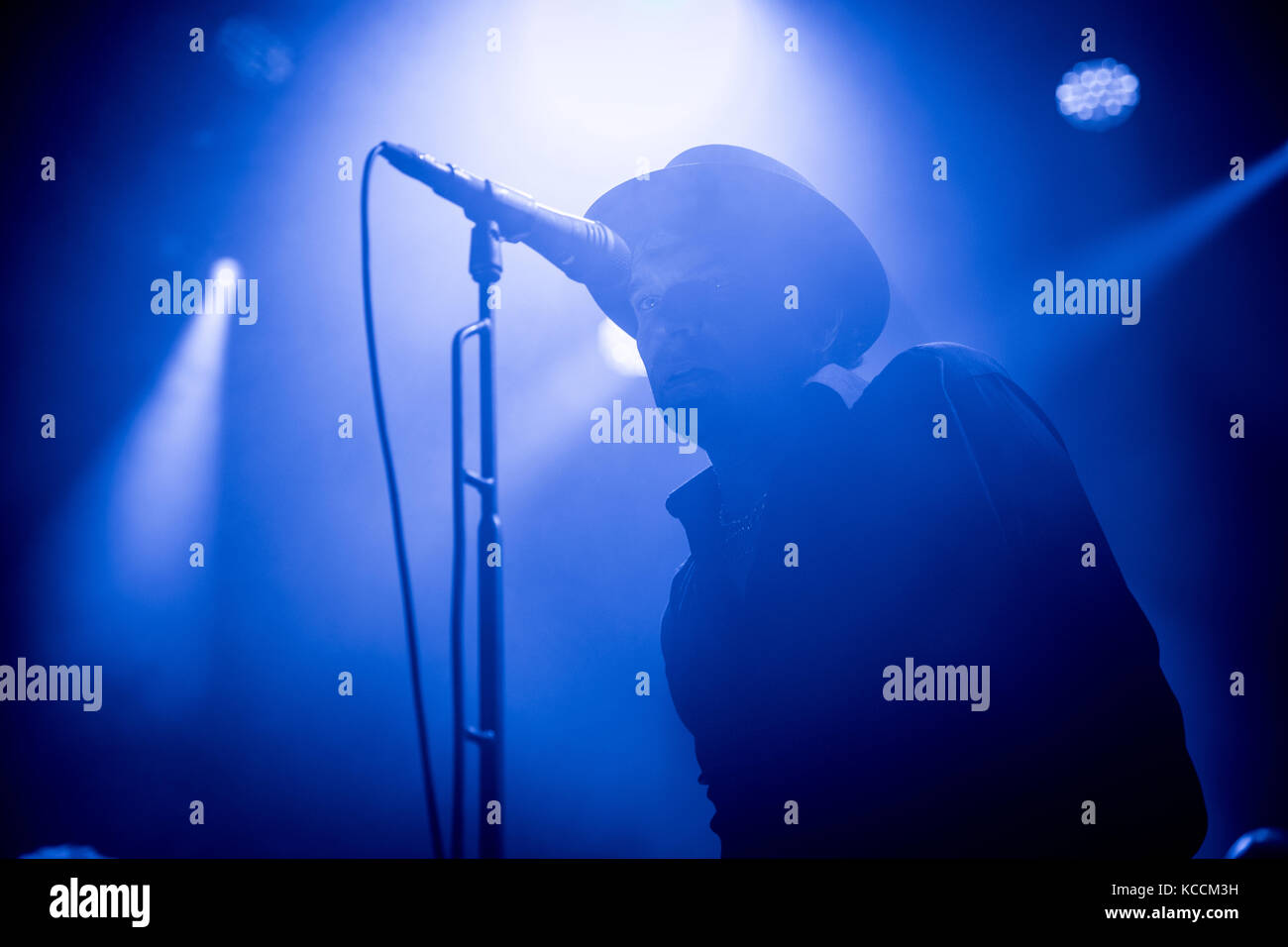 The Swedish singer, songwriter and rock musician Thåström performs a ...