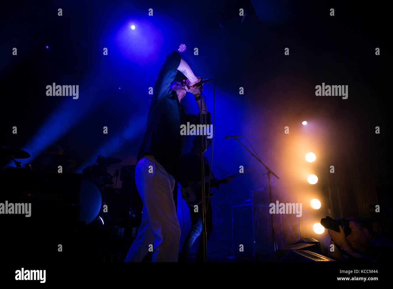 The Swedish singer, songwriter and rock musician Thåström performs a ...