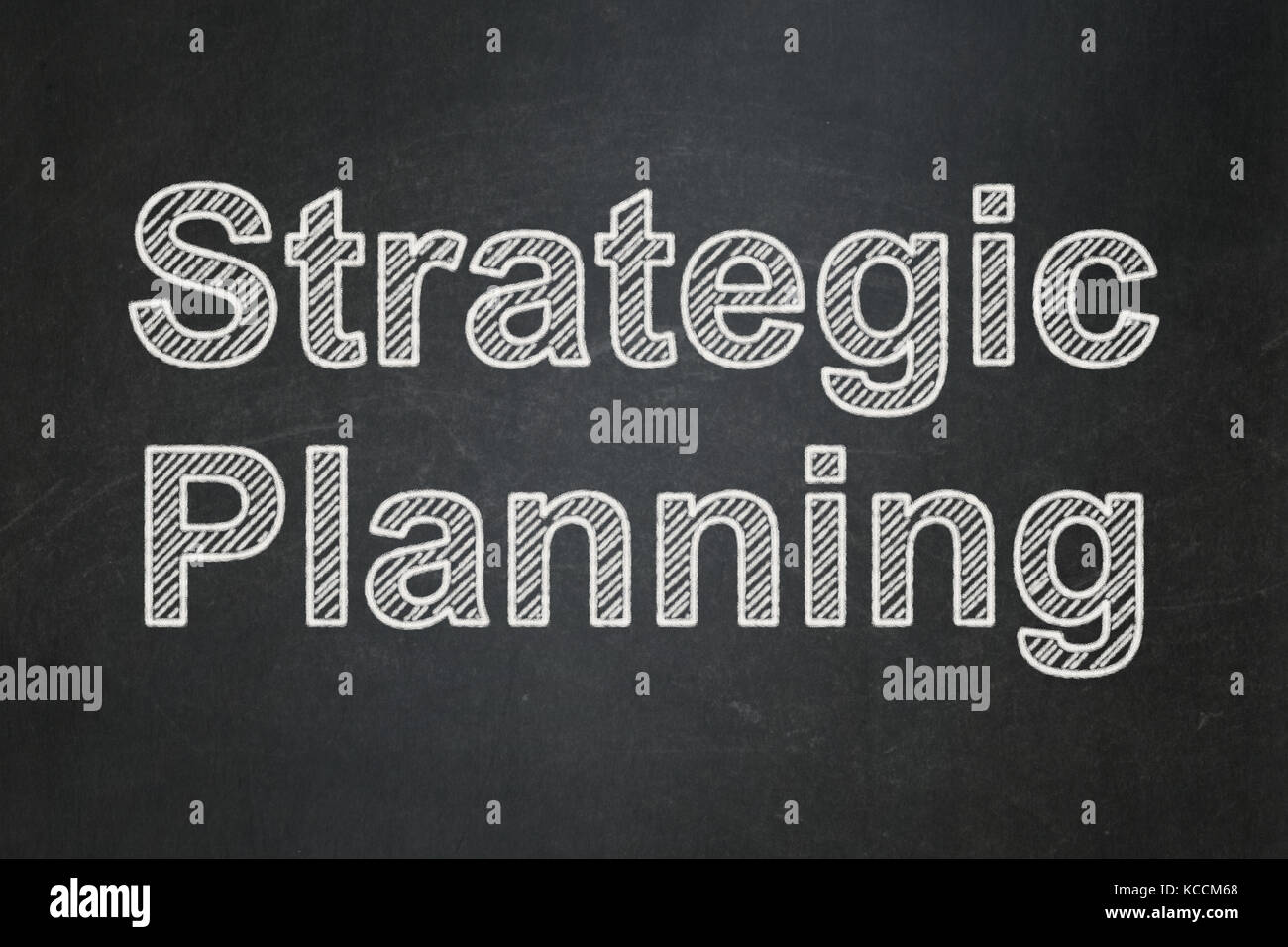 Business concept: Strategic Planning on chalkboard background Stock ...