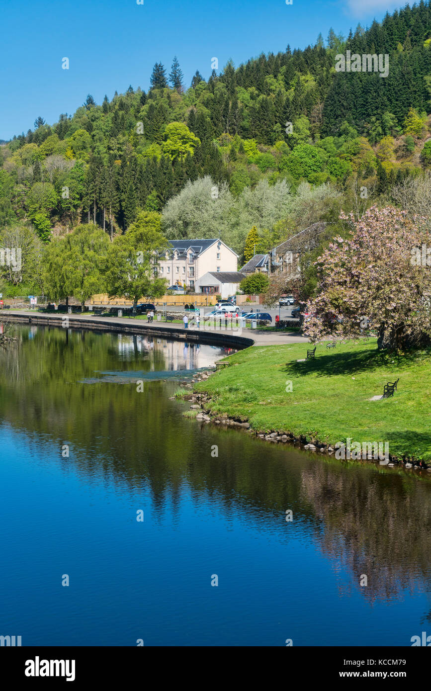 Callander; River; Teith; Ben; Ledi; Stirlingshire; trossachs; Sccotland ...
