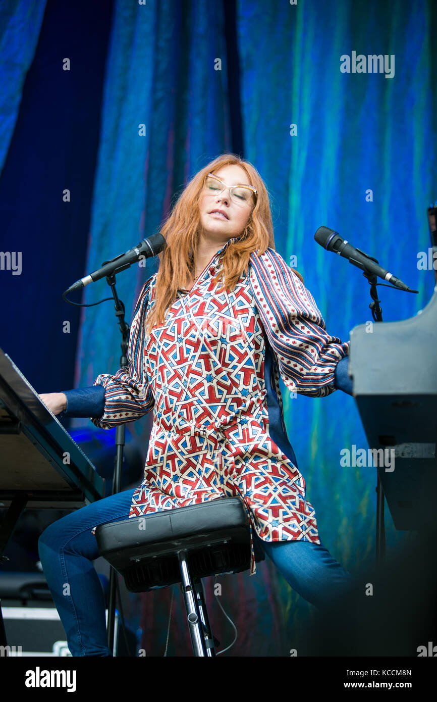 The American singer, songwriter and pianist Tori Amos performs a live ...