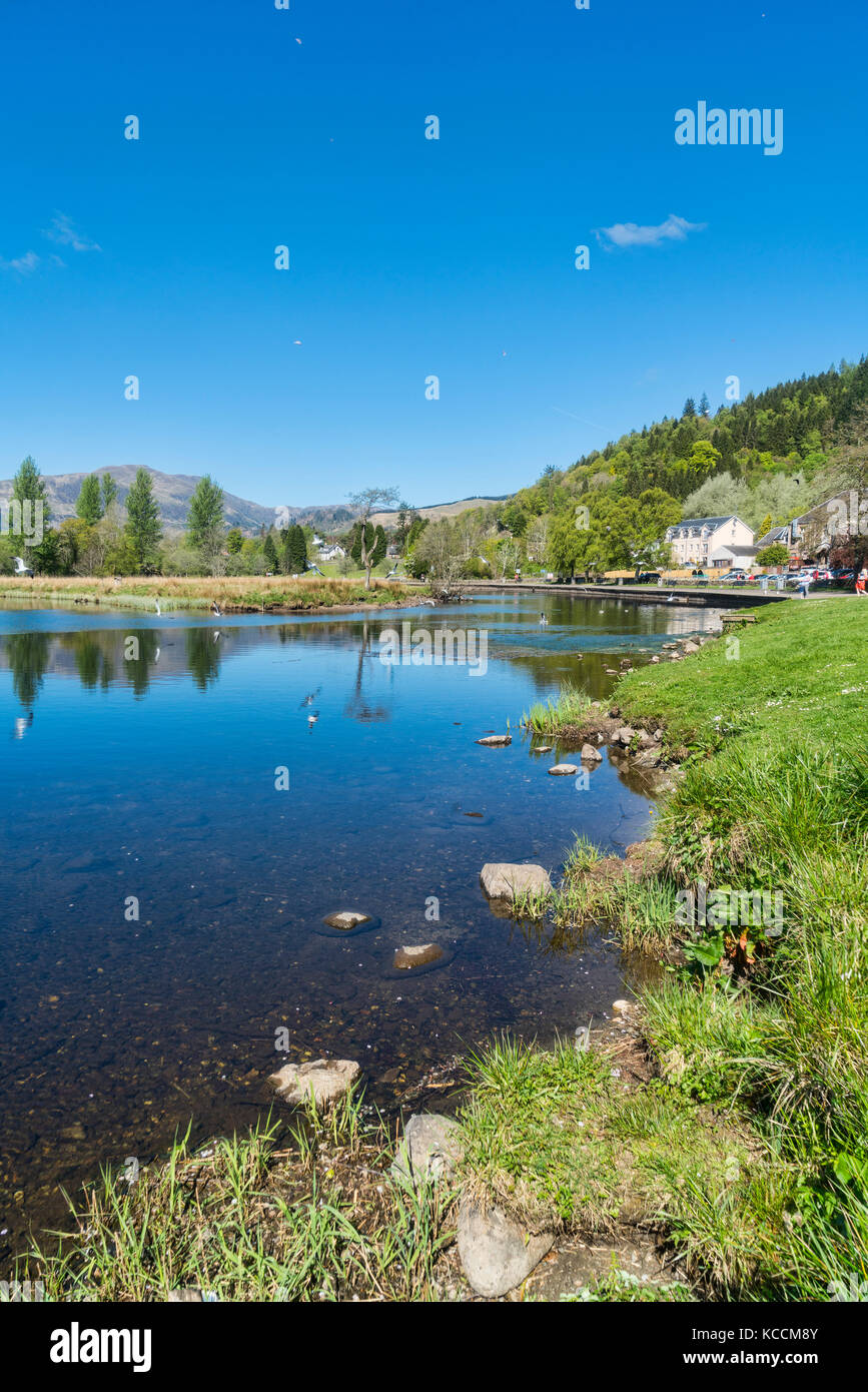 Callander; River; Teith; Ben; Ledi; Stirlingshire; trossachs; Sccotland ...