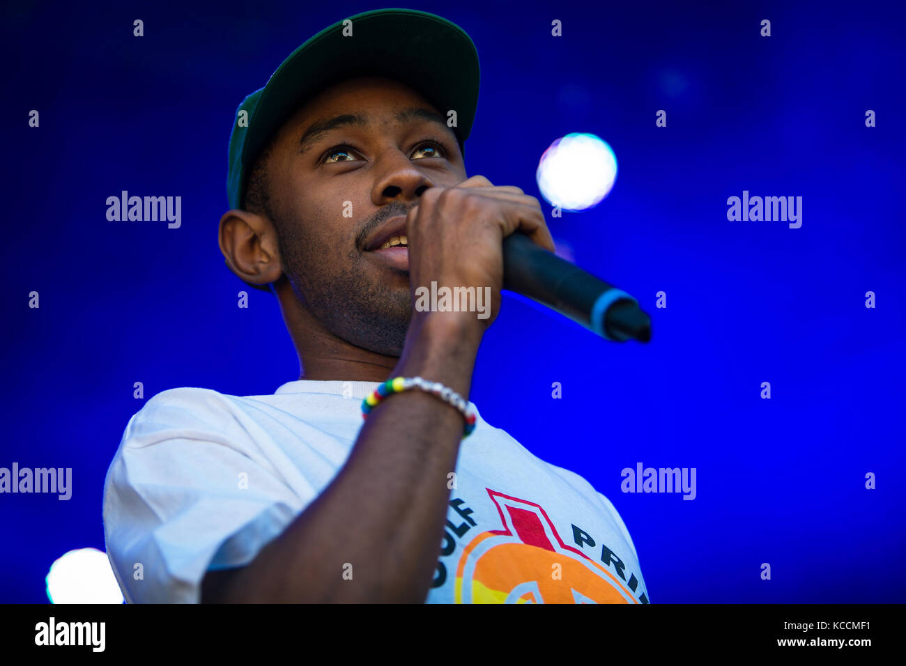 The American rapper and record producer Tyler, the Creator performs a ...
