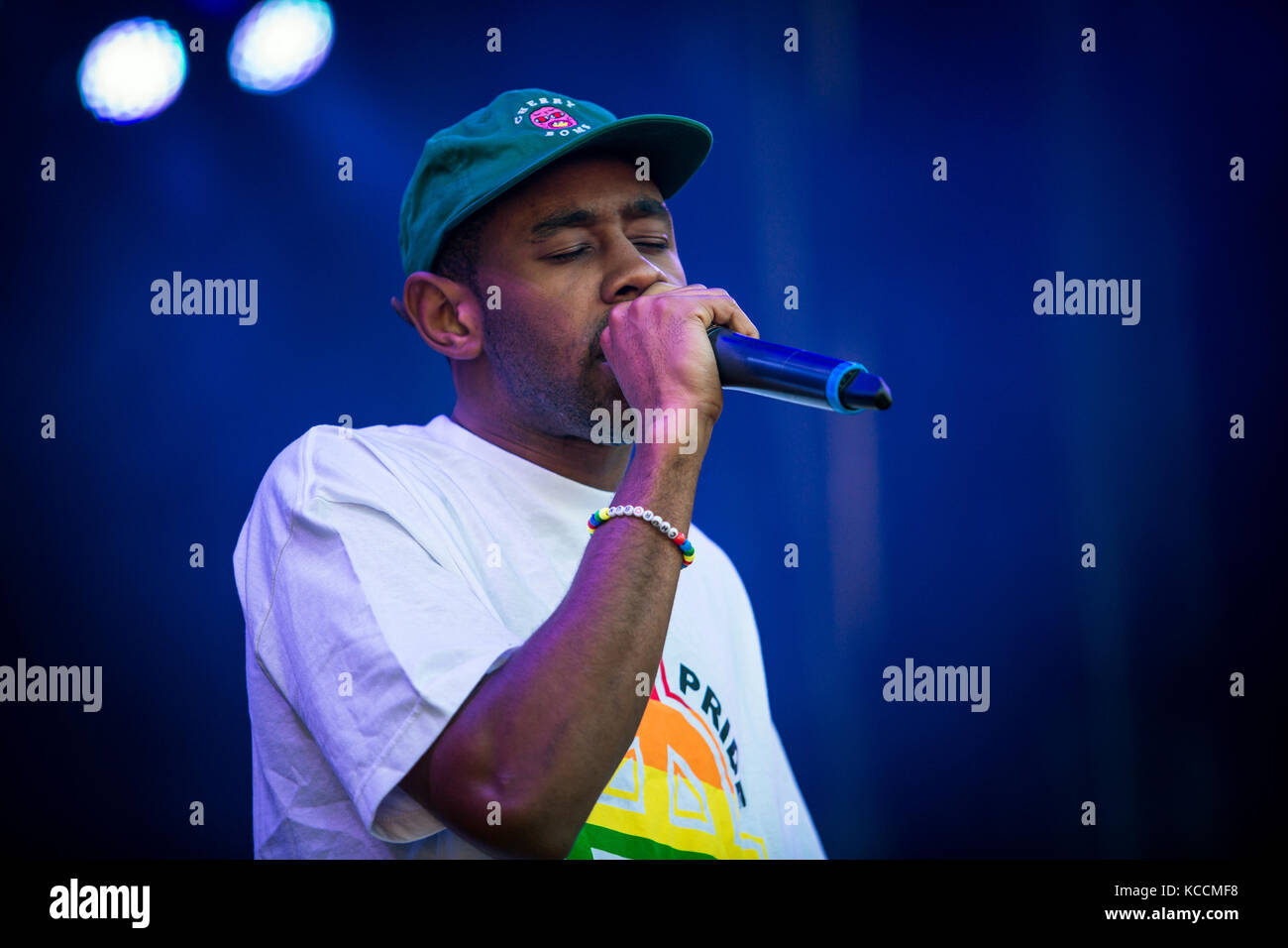 The American rapper and record producer Tyler, the Creator performs a ...