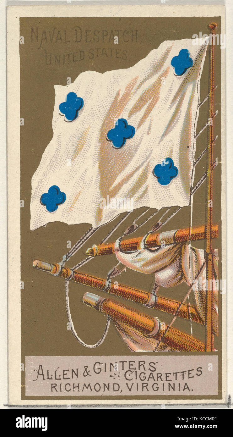 Naval Dispatch, United States, from the Naval Flags series (N17) for ...