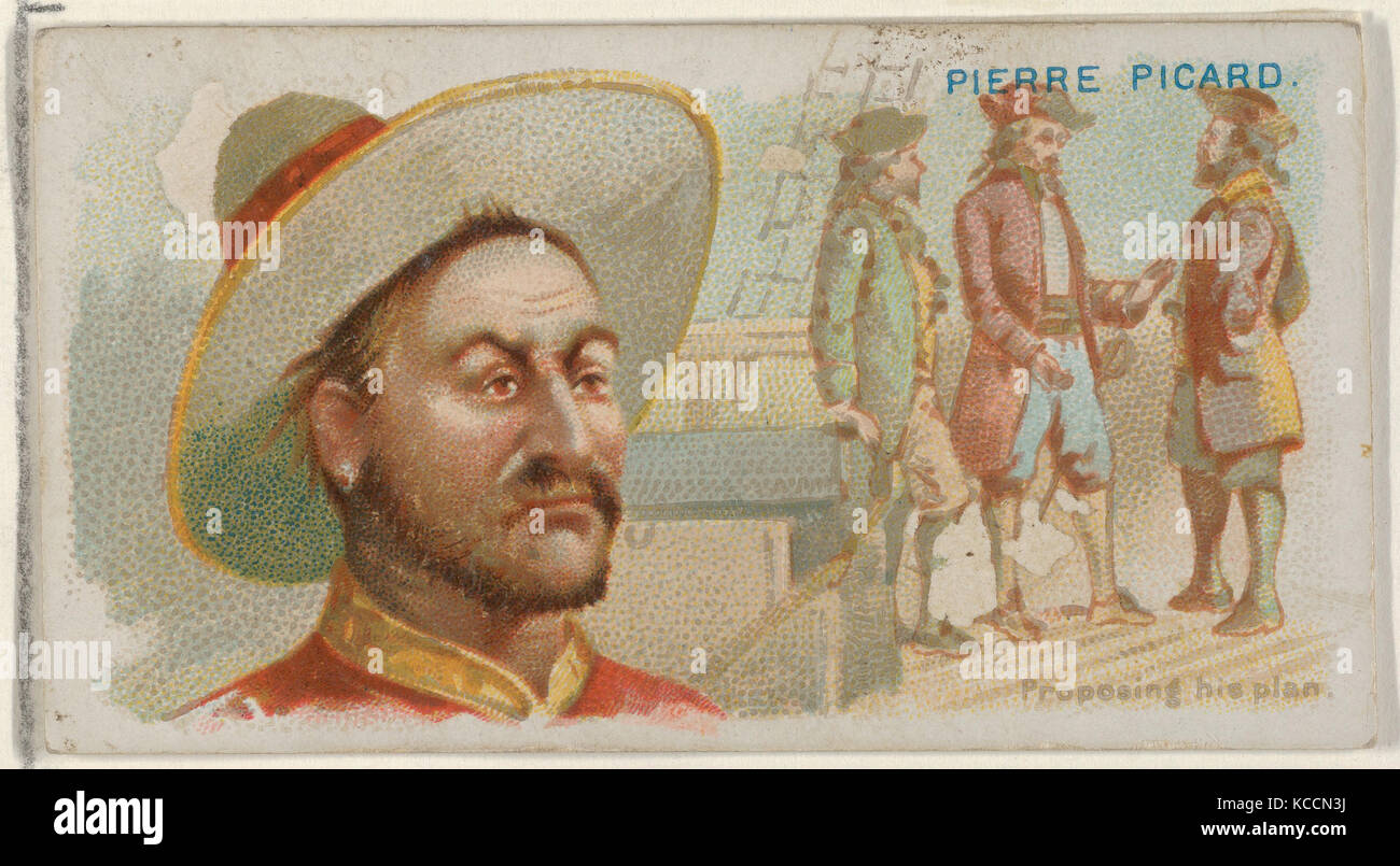 Pierre Picard, Proposing His Plan, from the Pirates of the Spanish Main ...