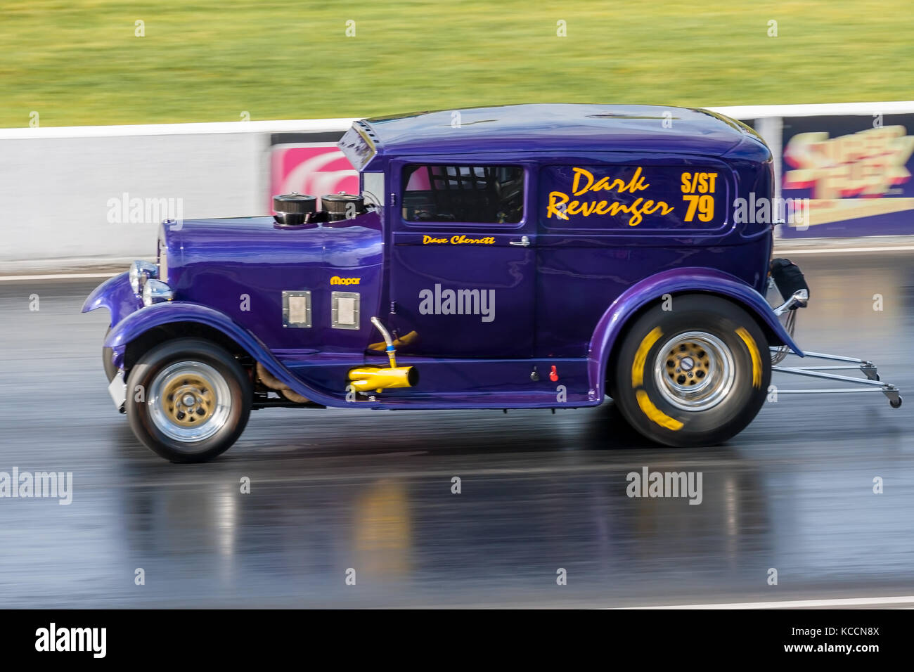 Dragster, Drag racing santa pod Stock Photo - Alamy