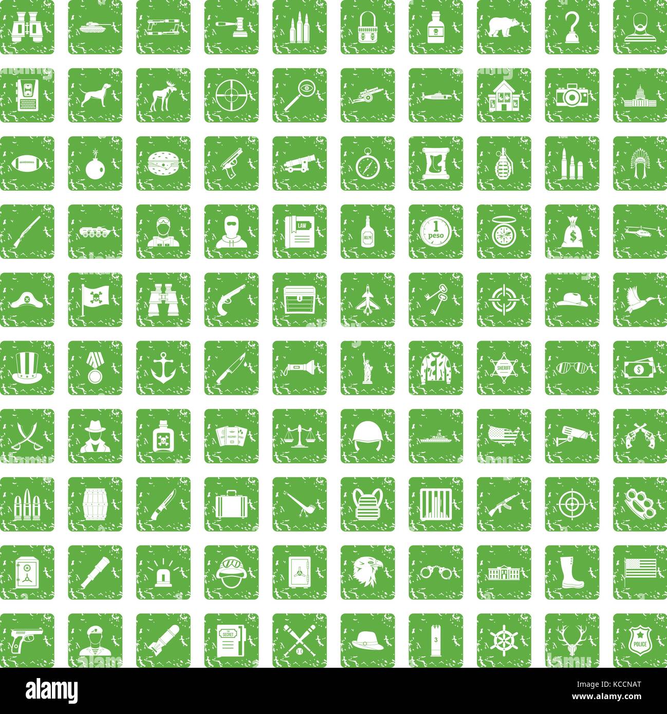 100 bullet icons set hi-res stock photography and images - Alamy