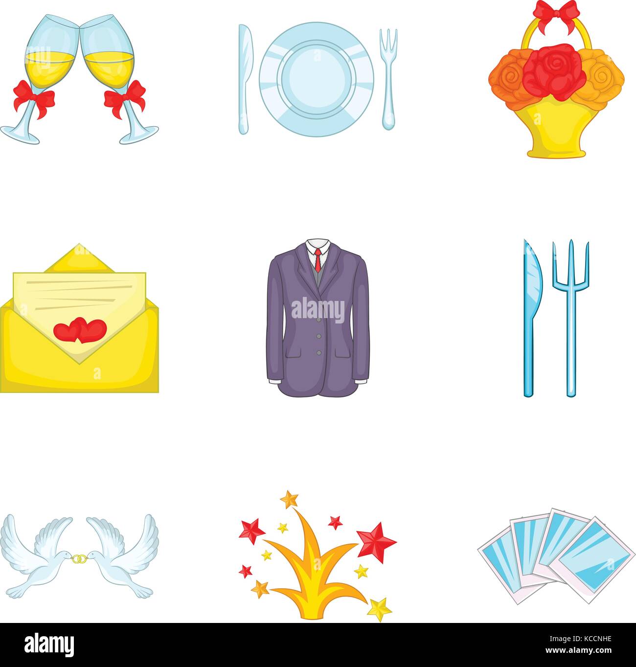 Hospitality icons set, cartoon style Stock Vector Image & Art - Alamy