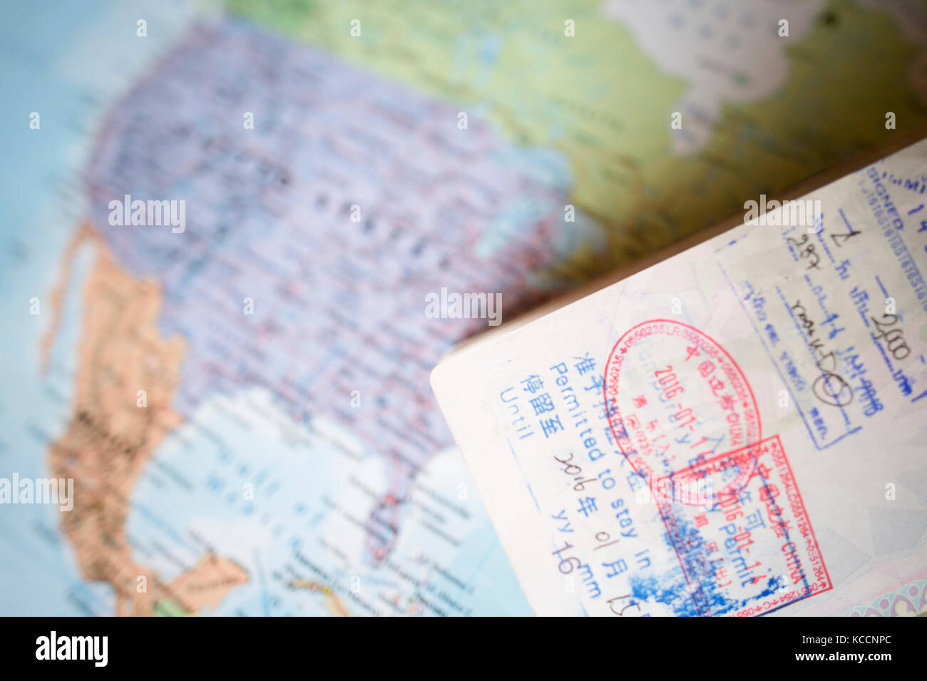 British passport world map hi-res stock photography and images - Alamy