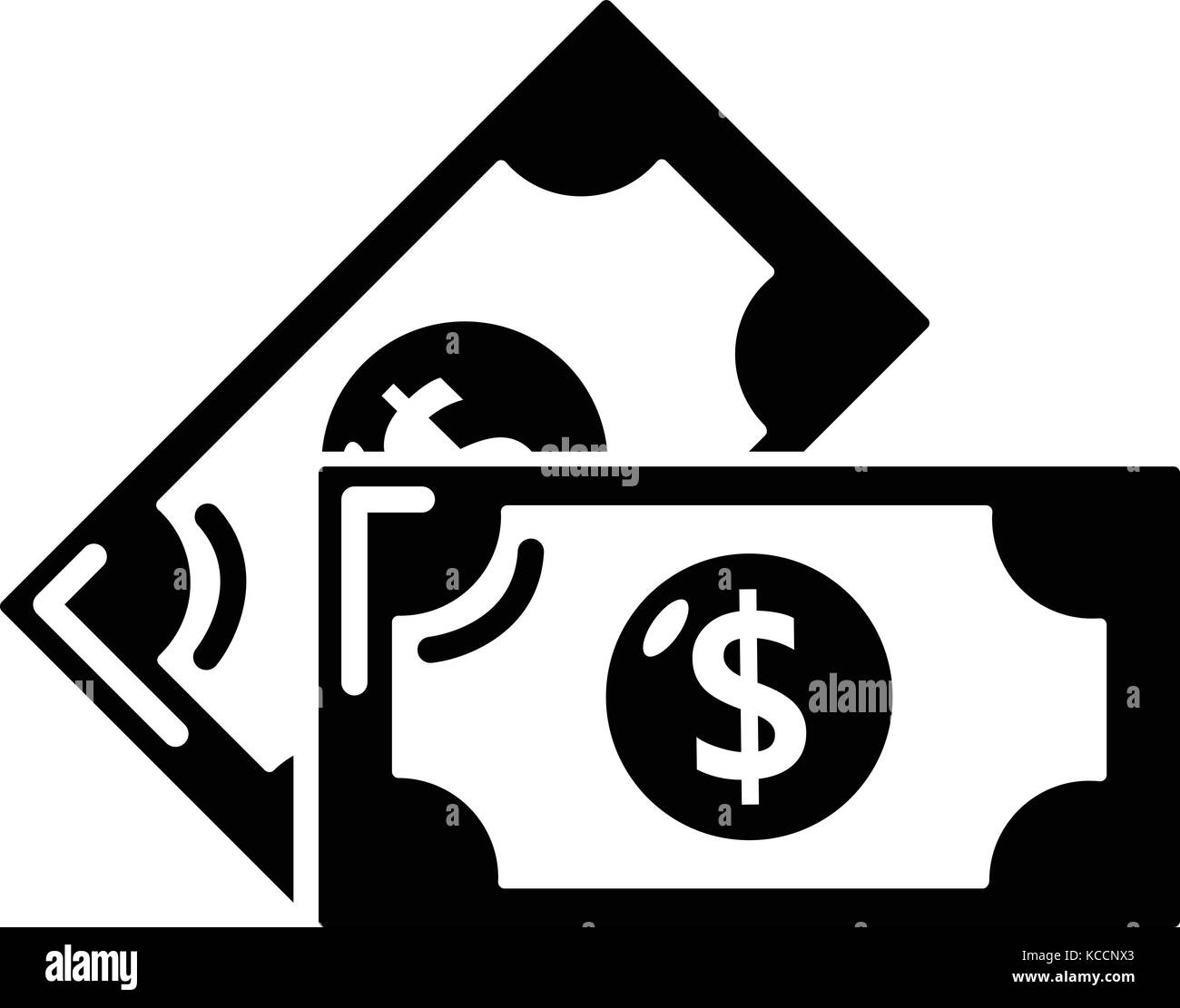 Bank note icon, simple black style Stock Vector Image & Art - Alamy