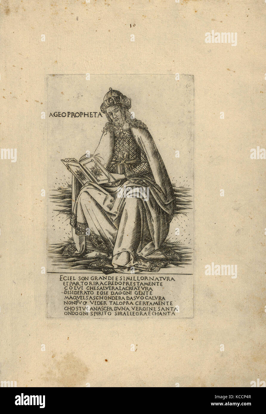 Drawings and Prints, Print, The Prophet Haggai, from Prophets and ...