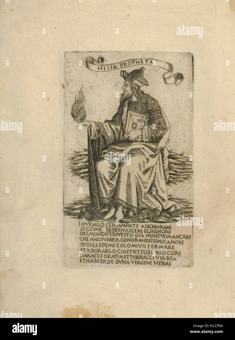 Drawings and Prints, Print, The Prophet Elijah, from Prophets and ...