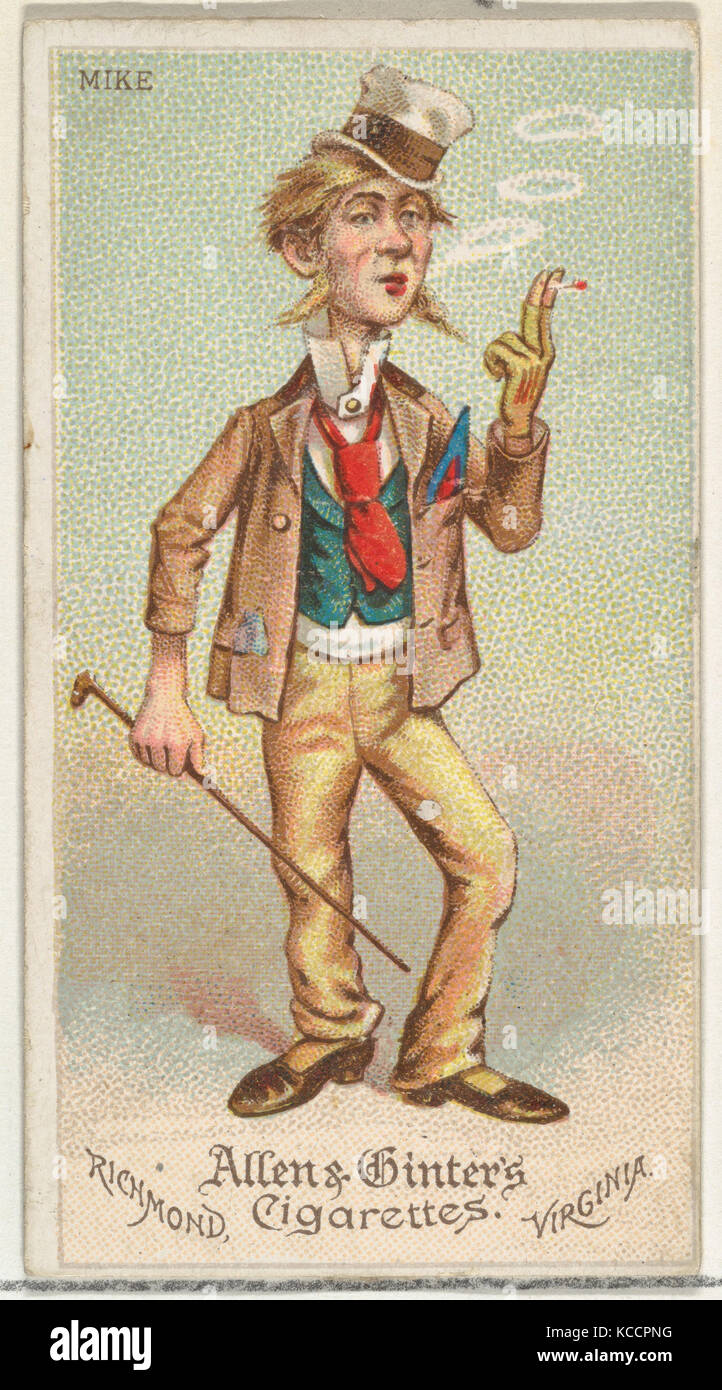 Mike, from World's Dudes series (N31) for Allen & Ginter Cigarettes ...