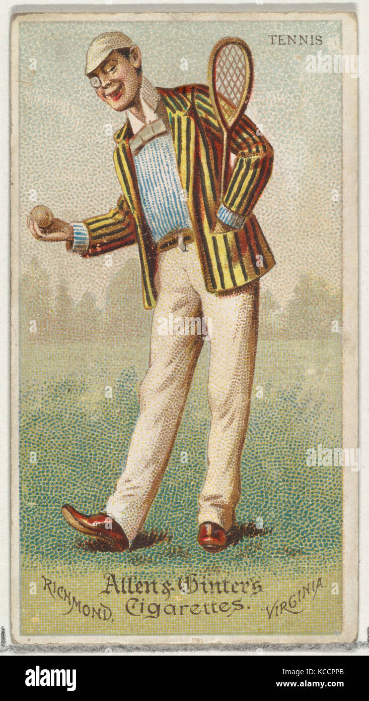 Tennis, from World's Dudes series (N31) for Allen & Ginter Cigarettes ...