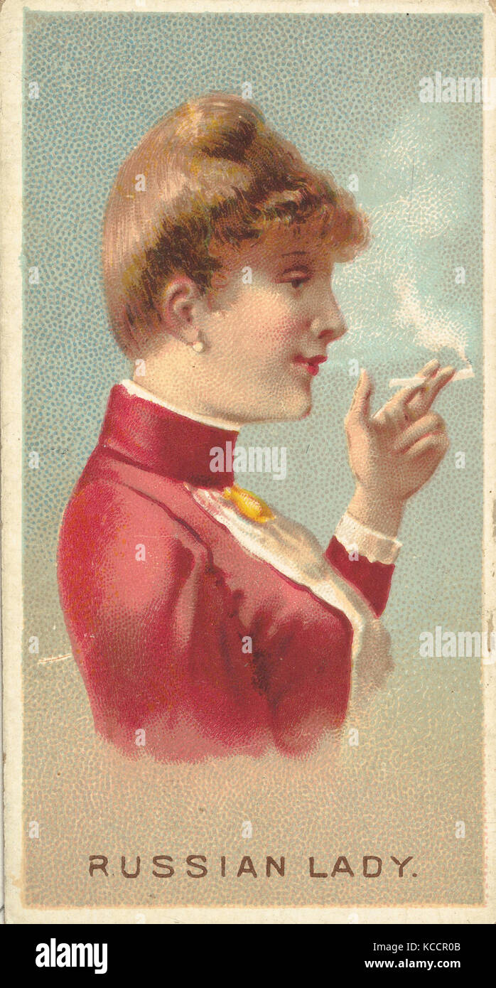 Russian Lady, from World's Smokers series (N33) for Allen & Ginter ...
