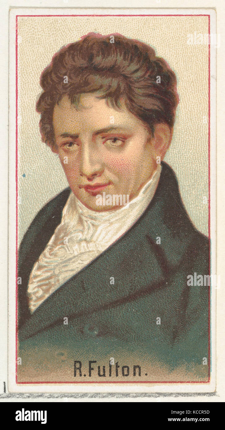 R. Fulton, printer's sample for the World's Inventors souvenir album ...