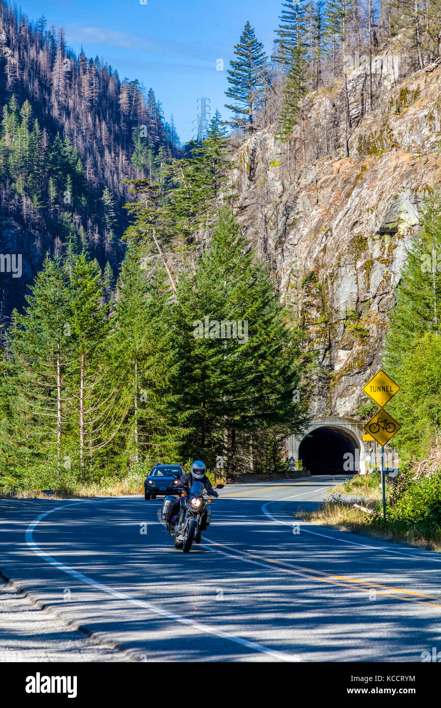 North Cascades Highway Route 20 in North Cascades National Park in ...