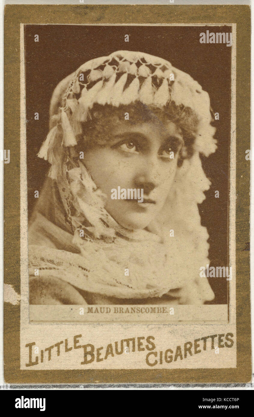 Maud Branscombe, from the Actresses and Celebrities series (N60, Type 1 ...