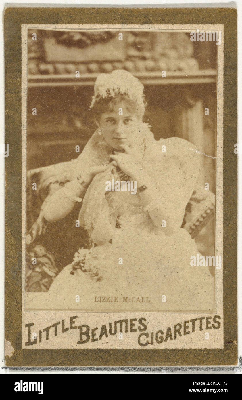 Lizzie McCall, from the Actresses and Celebrities series (N60, Type 1 ...