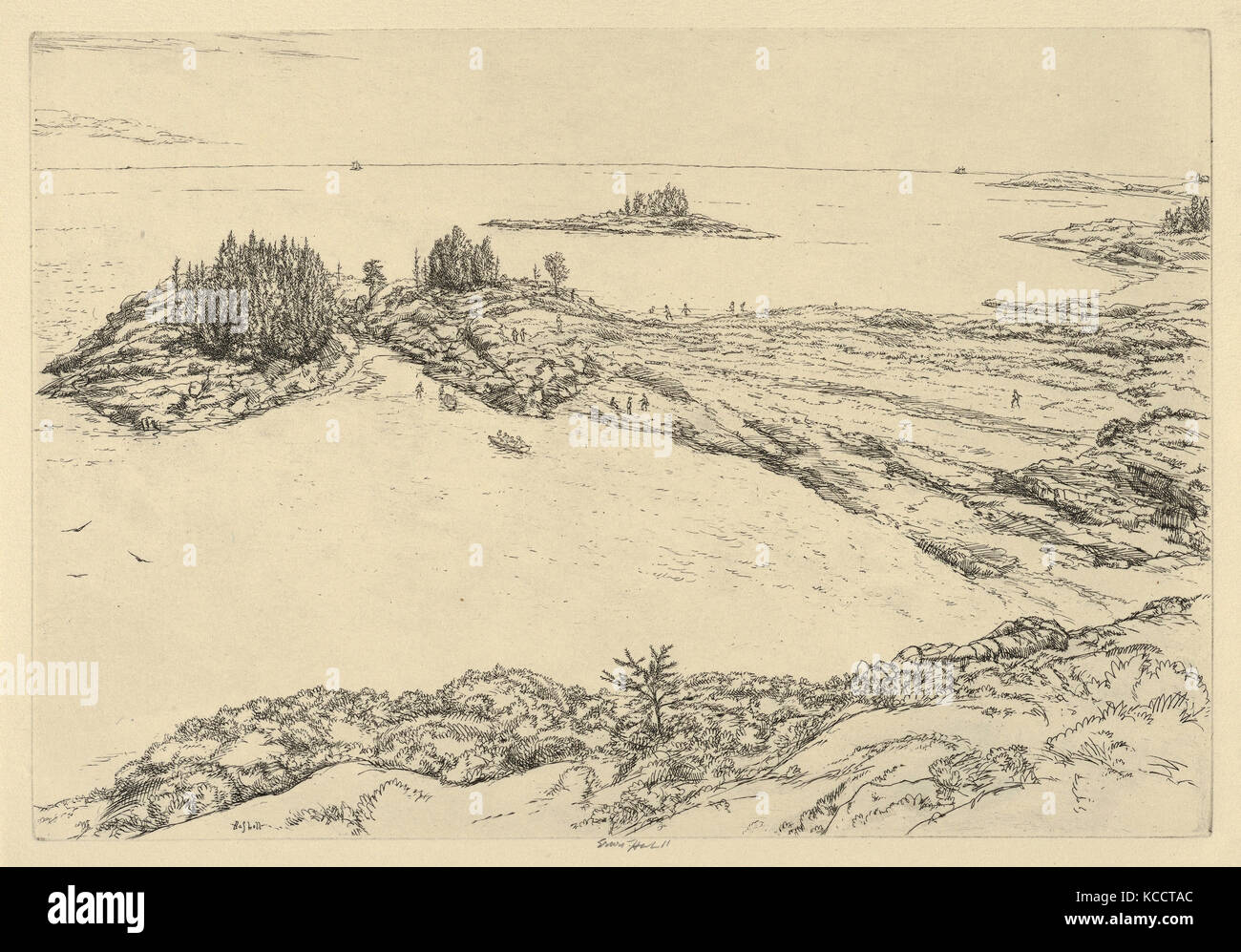 Drawings and Prints, Print, The Picnic, Artist, Ernest Haskell ...