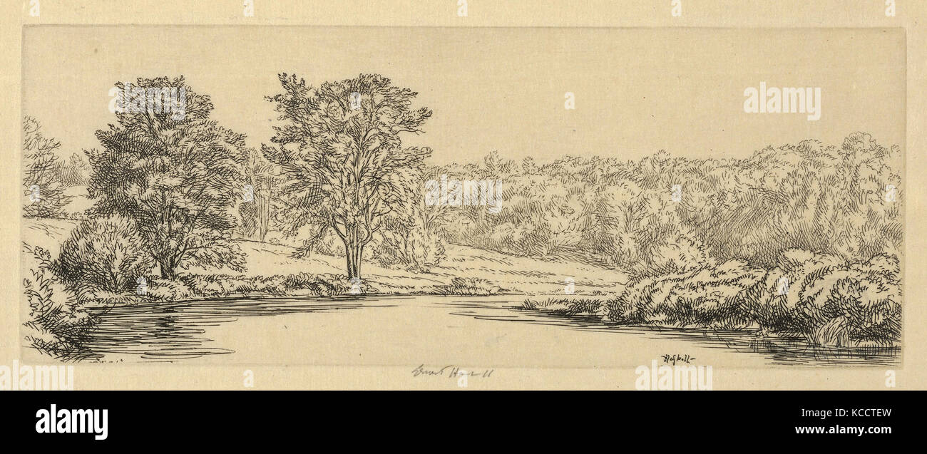 Drawings and Prints, Print, Upper Sheepscott, Artist, Ernest Haskell ...