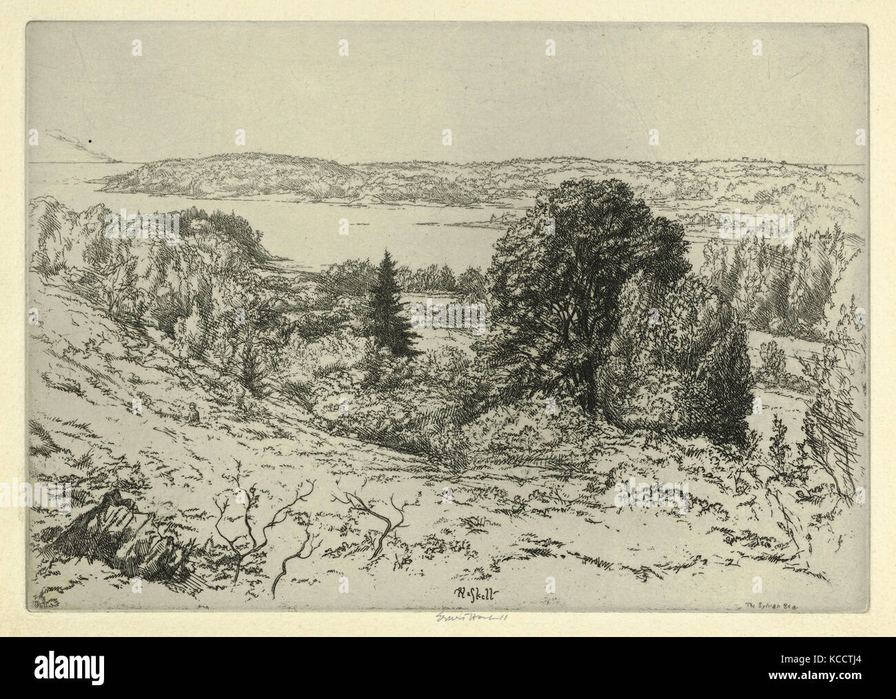 Drawings and Prints, Print, The Sylvan Sea, Artist, Ernest Haskell ...