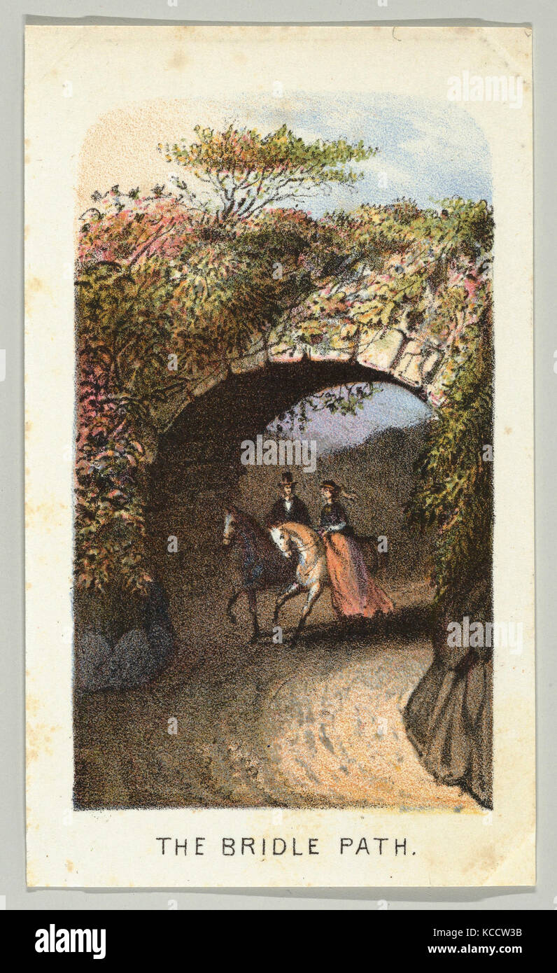 Drawings and Prints, Print, The Bridle Path, from the series, Views in Central Park, New York ...